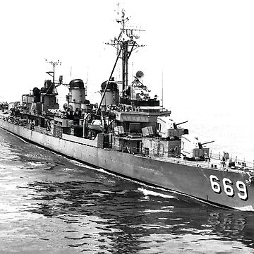 "USS COTTEN (DD-669) SHIP'S STORE" Sticker for Sale by militarygifts ...