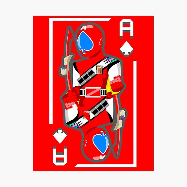 "JAKQ - the Ace of Spades (Red)" by theRepairBay | Redbubble