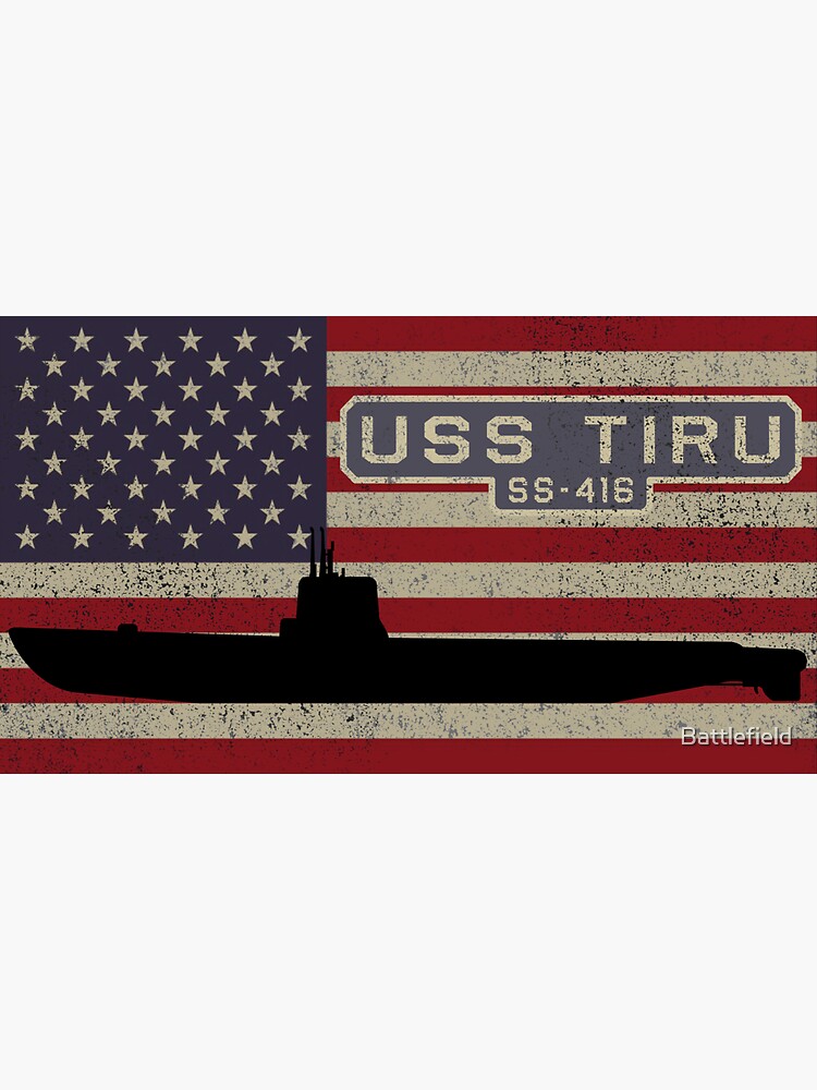 "USS Tiru SS-416 Post WW2 Balao class submarine Vintage USA American ...