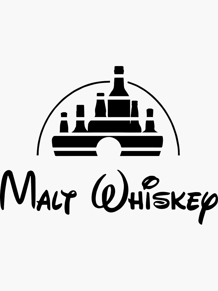 "Malt Whiskey" Sticker for Sale by Zmunki | Redbubble