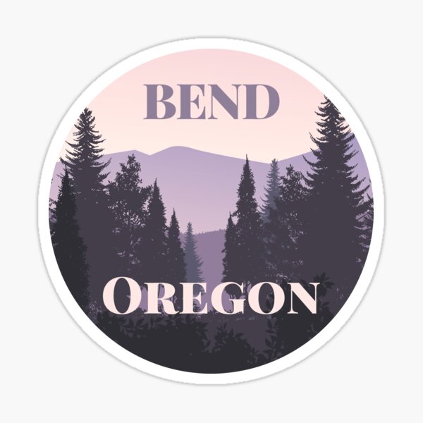 "Bend, Oregon" Sticker by InvestingRoad | Redbubble