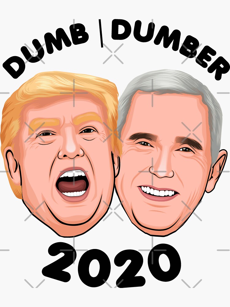 "Dumm / dümmer 2020" Sticker von popdesigner | Redbubble