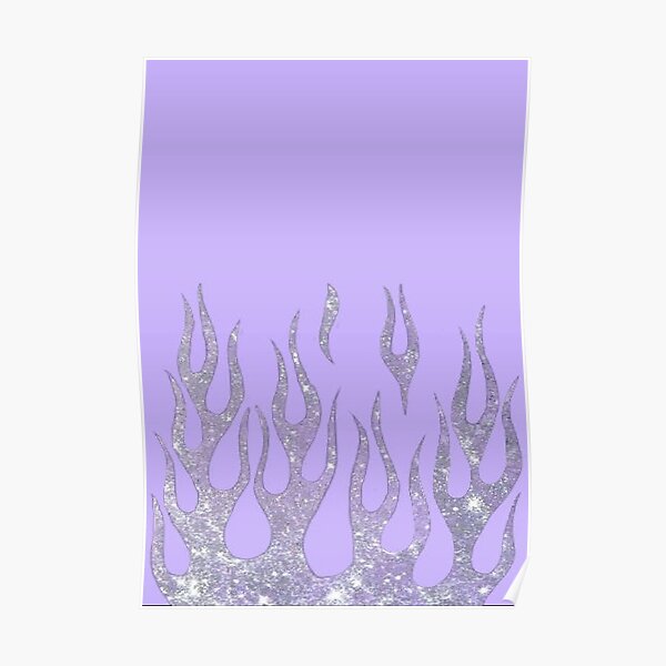 "y2k glitter flames" Poster for Sale by sistermoiyaa | Redbubble