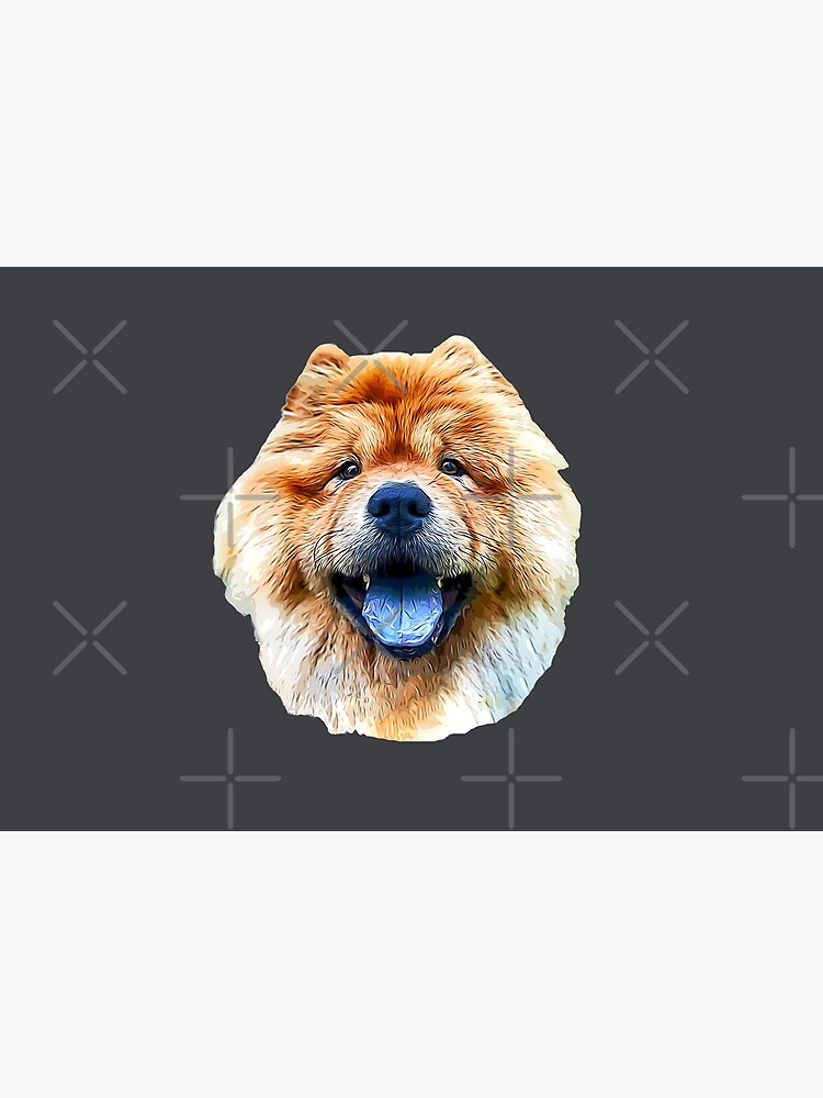 "Chow Chow Dog Head Art" Mask for Sale by Elarex | Redbubble
