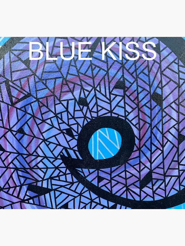 "BLUE KISS" Sticker for Sale by Coconuts20 | Redbubble