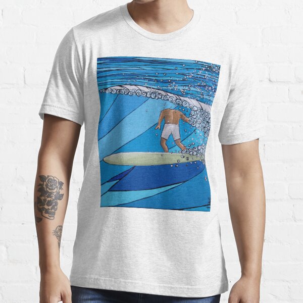 "Headless Surfer - Classic Wave Series 2 - #ReoSurf Art" T-shirt for ...