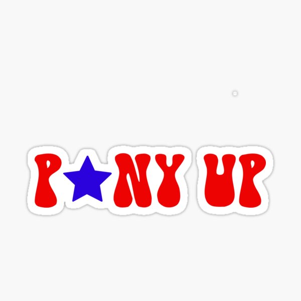 "Smu pony up" Sticker for Sale by mk1212 | Redbubble