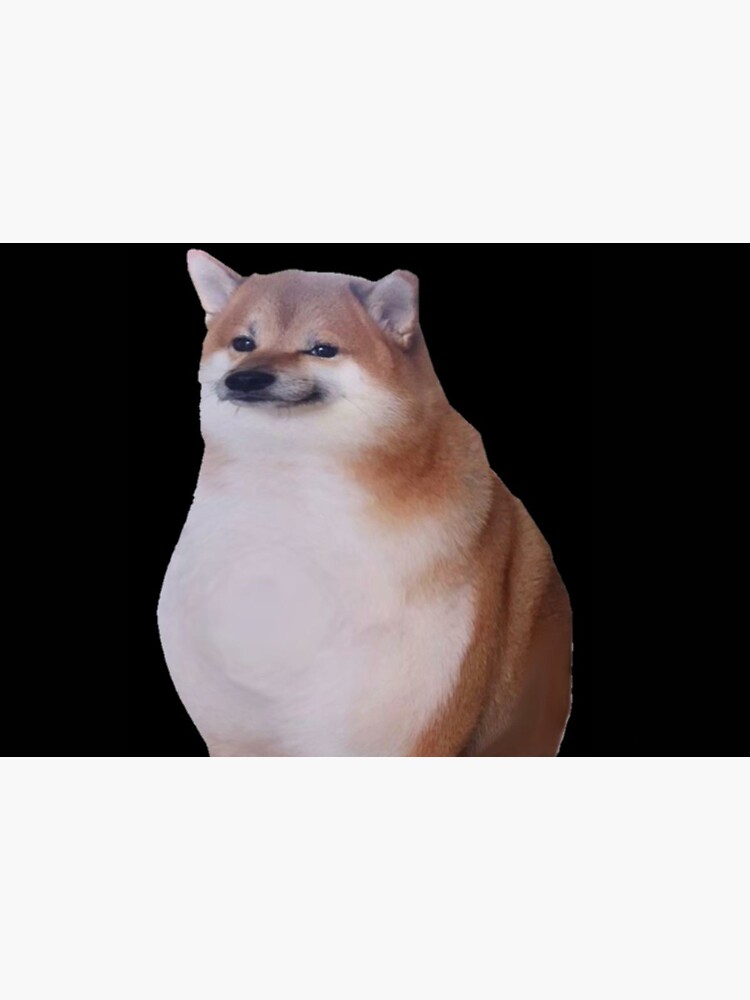 "Cheebs (Cheems) funny dog meme" Sticker by justingrey | Redbubble