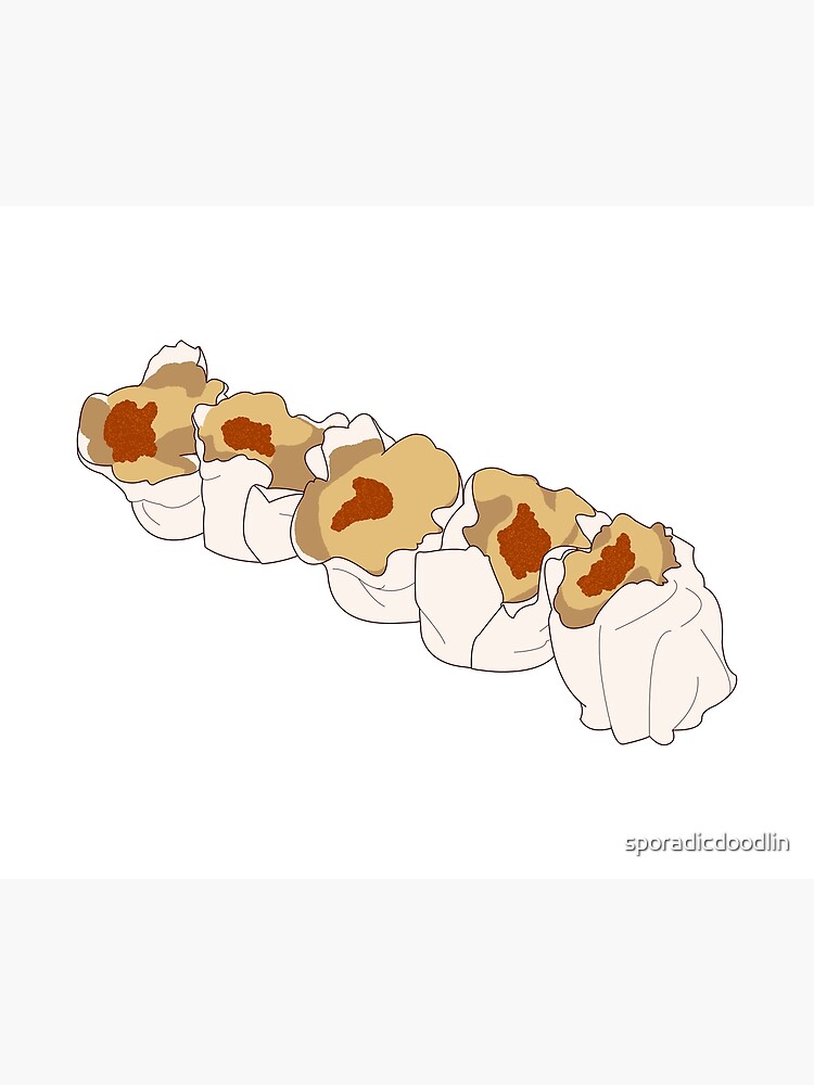 "Line of Siomai" Art Print for Sale by sporadicdoodlin | Redbubble