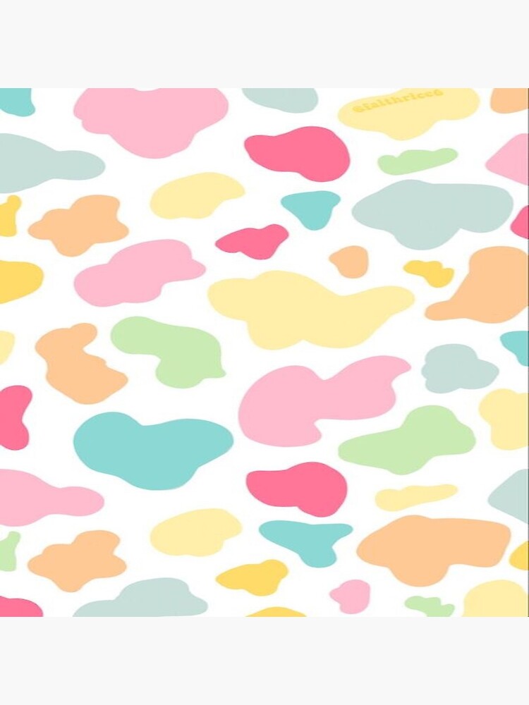"rainbow cow print" Poster for Sale by kaitlynleexo | Redbubble