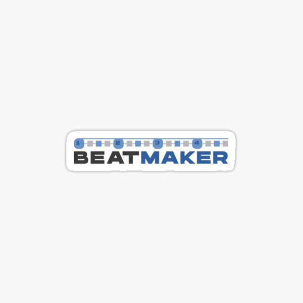 "Beat Maker - sequencer version" Sticker for Sale by kripikalkrisp ...