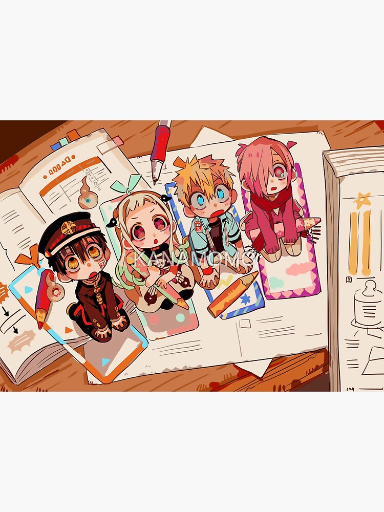 "Toilet Bound Hanako-Kun Chibi" Sticker by KANAMOMO | Redbubble