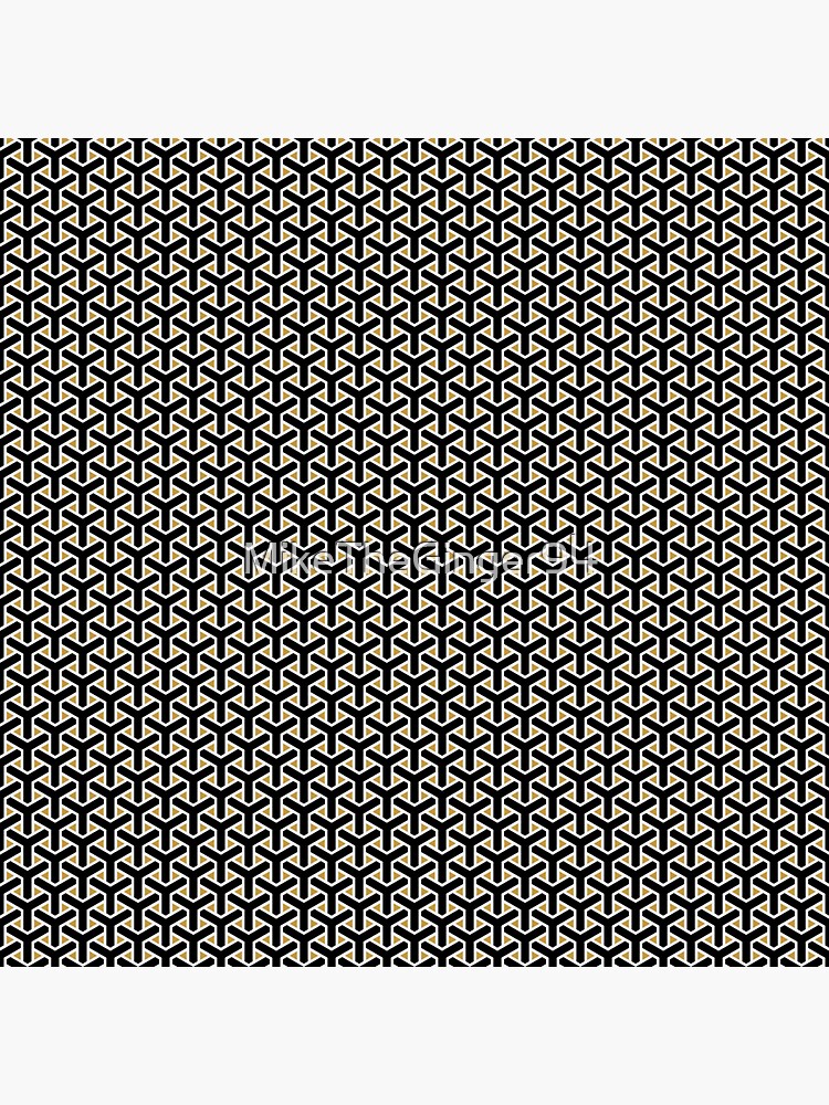 "interlock pattern" Sticker for Sale by MikeTheGinger94 | Redbubble