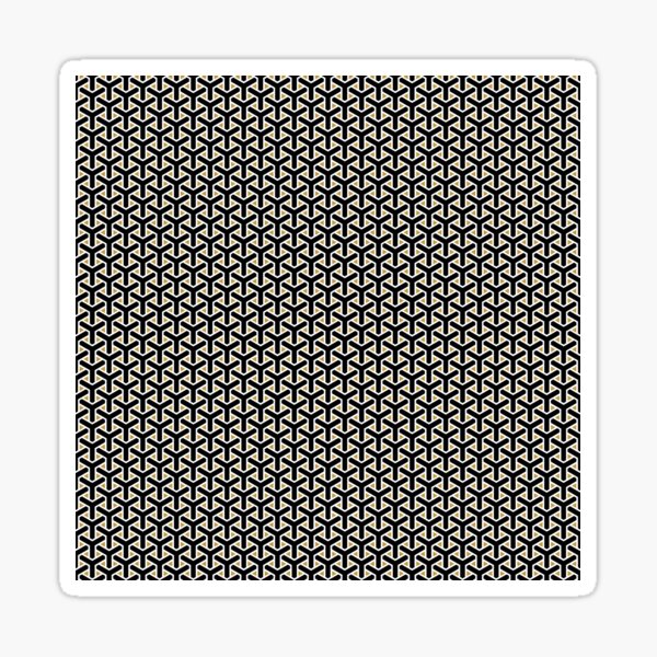 "interlock pattern" Sticker for Sale by MikeTheGinger94 | Redbubble