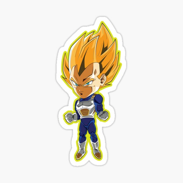 "Vegeta, Prince of all Chibi Saiyans" Sticker for Sale by jkpots38k ...