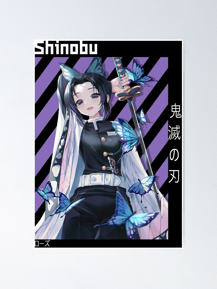 "Shinobu Kocho - Kimetsu no Yaiba - Demon Slayer" Poster by natrbx ...