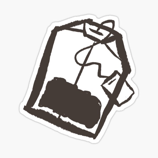"Vintage Teabag Sticker" Sticker for Sale by faechronicler | Redbubble