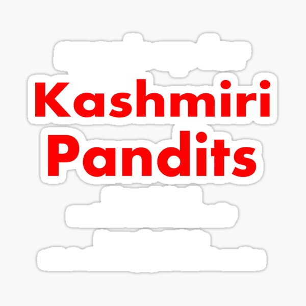 "Speak Up for Kashmiri Pandit" Sticker for Sale by ETFStore | Redbubble