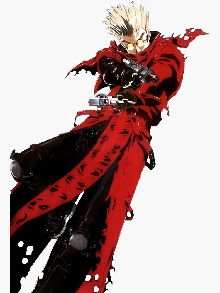 "Vash Simple Design" Sticker for Sale by sad-square | Redbubble