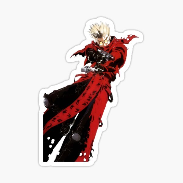 "Vash Simple Design" Sticker for Sale by sad-square | Redbubble