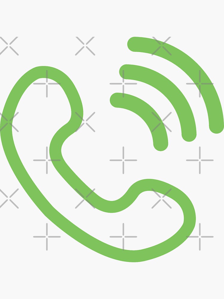 "Call Icon" Sticker for Sale by dadthebubblegut | Redbubble