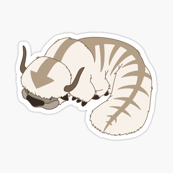 "Sleepy Appa - Avatar the Last Airbender" Sticker for Sale by ...