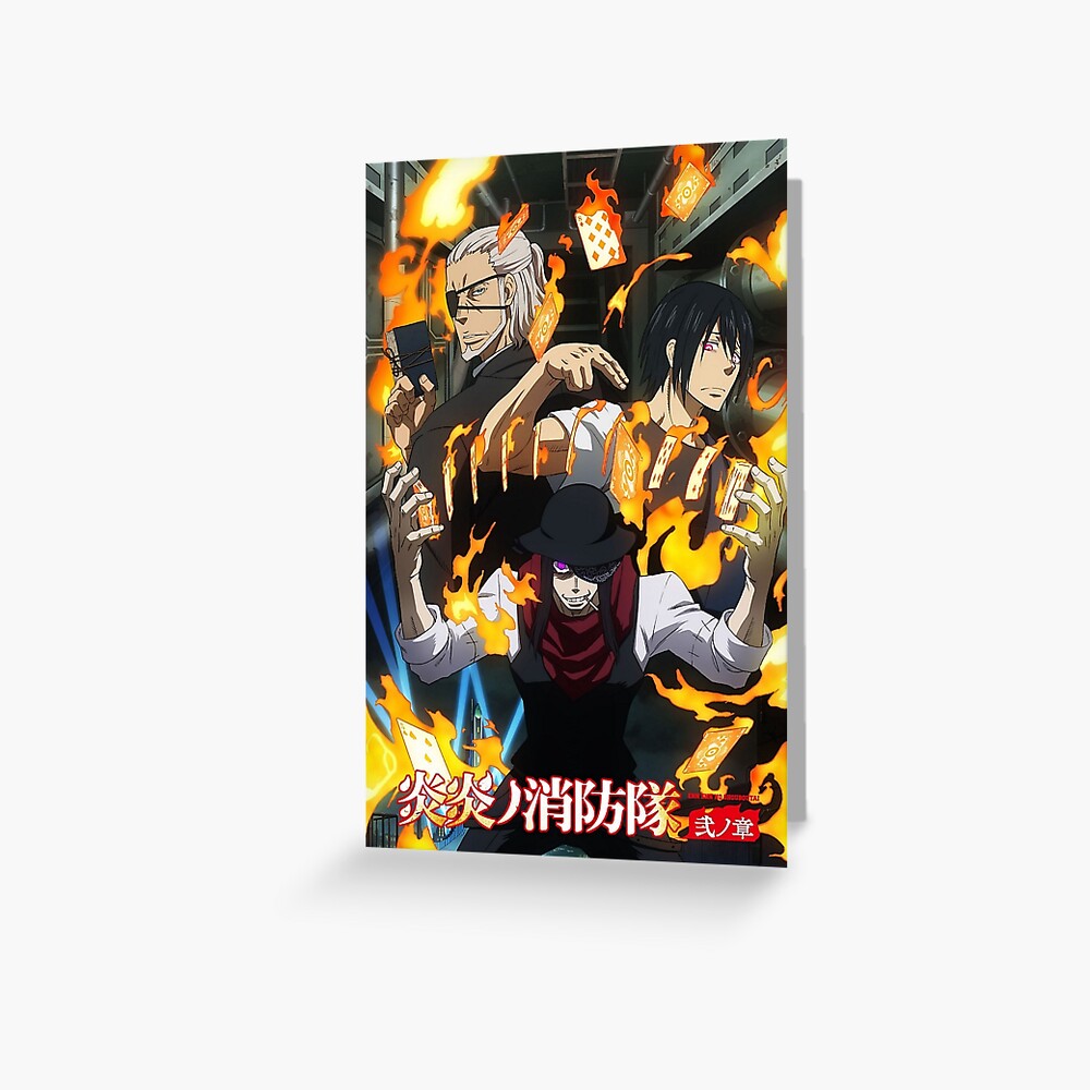 "Fire Force Season Two New Visuals" Greeting Card for Sale by ...