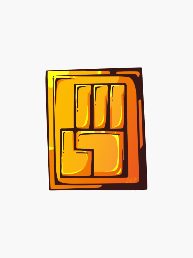 "Cartoon Lucky Land Hand " Sticker for Sale by GalacticCrust | Redbubble