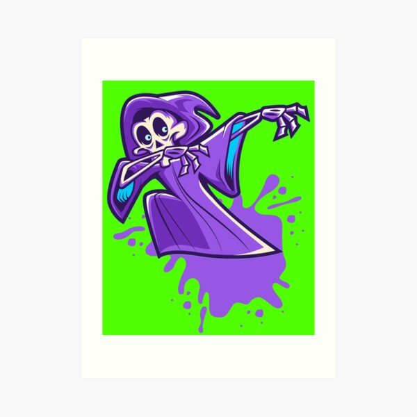 "Dab theme Reaper dash" Art Print by starshiporion | Redbubble