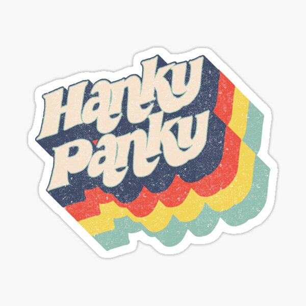 "Hanky Panky" Sticker by rampad1 | Redbubble