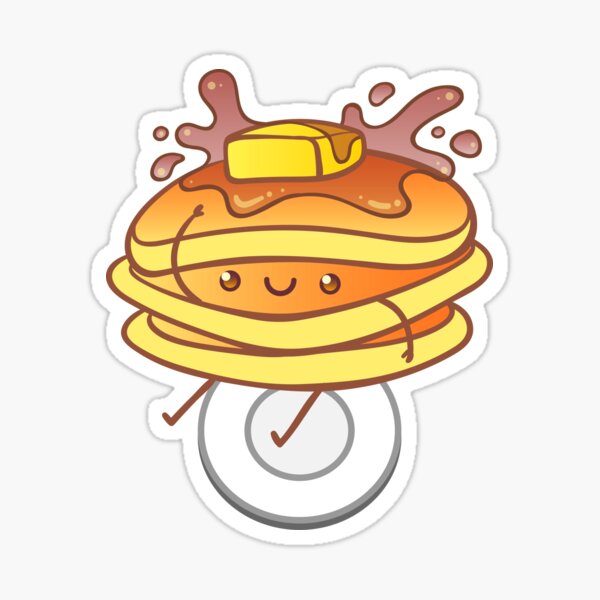 "Cute Pancake" Sticker by binhlum | Redbubble
