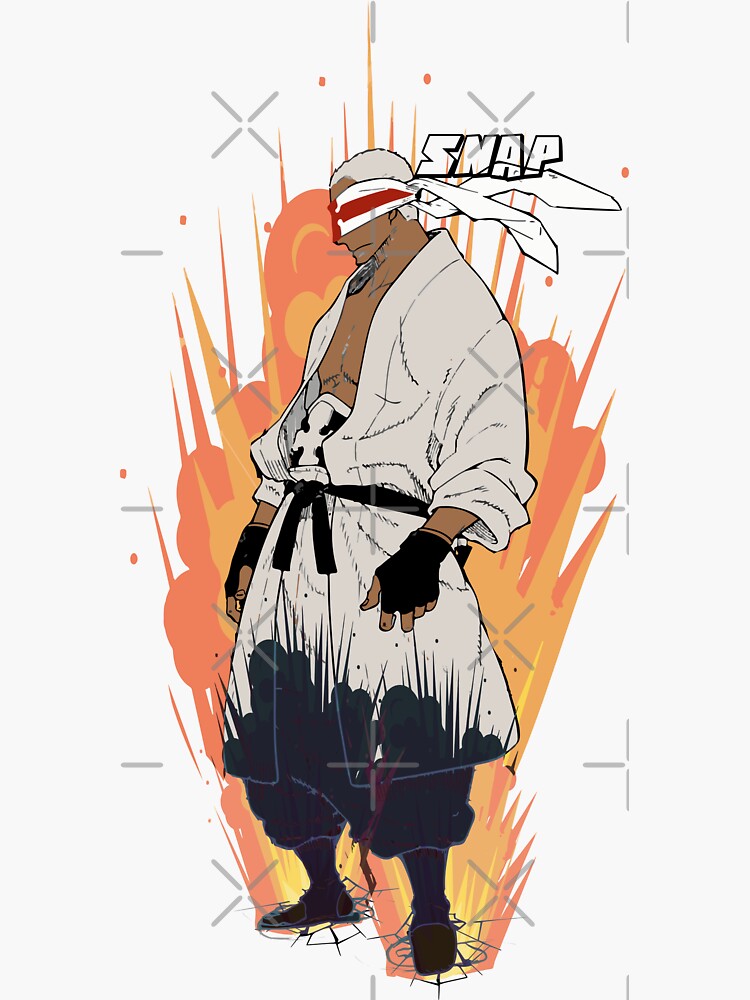 "Charon Fire Force Fan art" Sticker for Sale by gainzgear | Redbubble