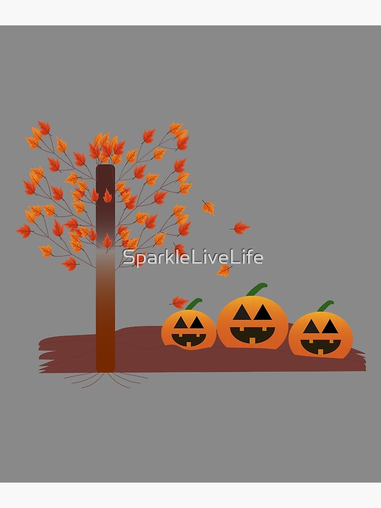 "Hello Fall Pumpkin Picking Patch " Poster for Sale by SparkleLiveLife ...