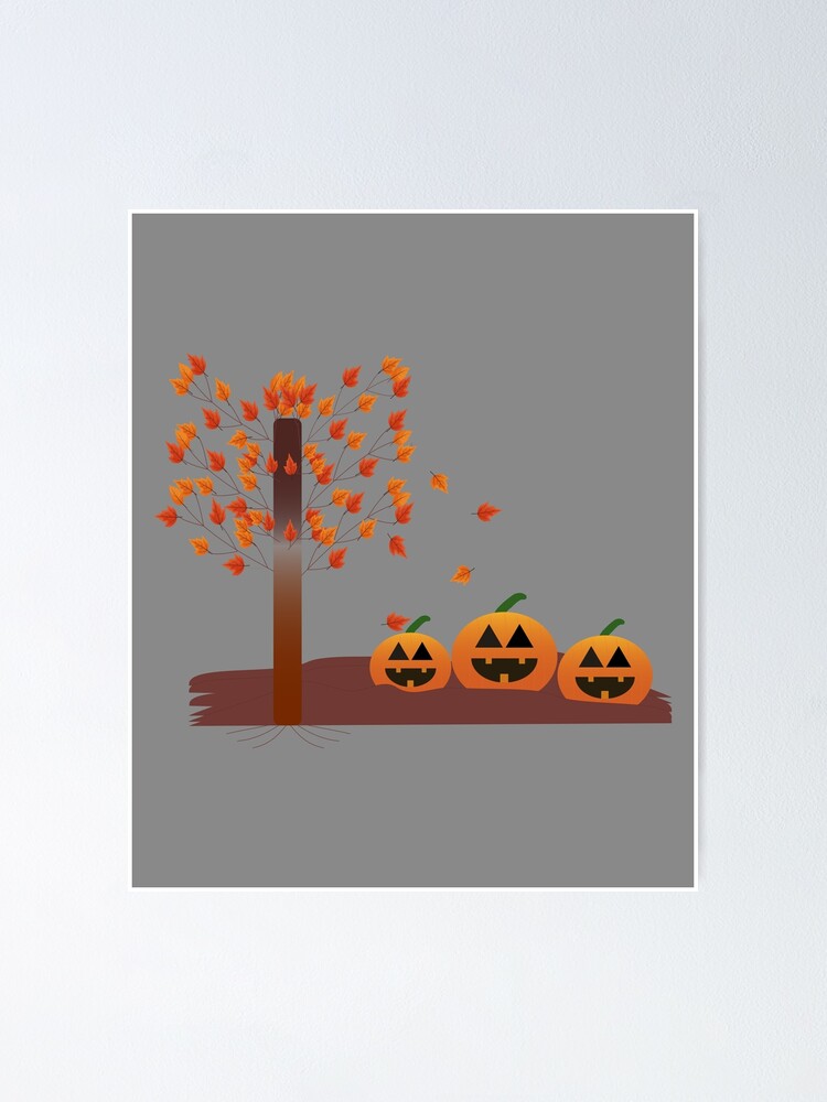 "Hello Fall Pumpkin Picking Patch " Poster for Sale by SparkleLiveLife ...