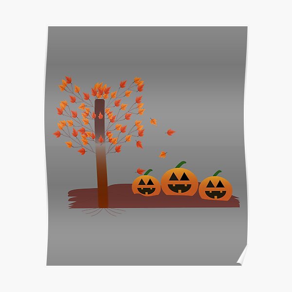 "Hello Fall Pumpkin Picking Patch " Poster for Sale by SparkleLiveLife ...