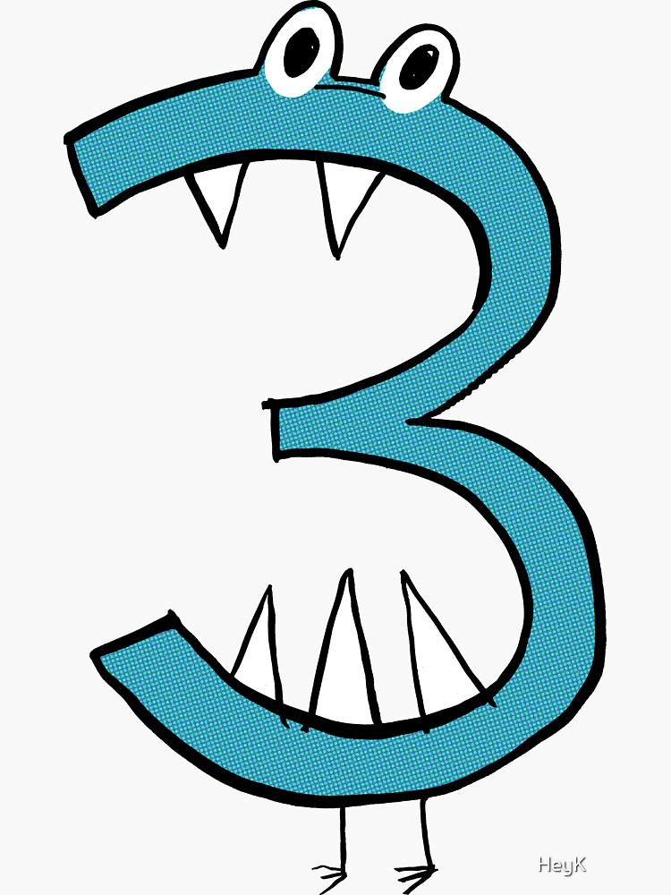 "Monster Number 3- the perfect birthday gift for cool little monsters ...