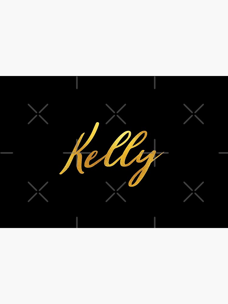 Póster «Letras del nombre de Kelly en letras doradas falsas» de ...