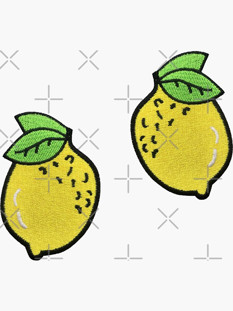 "Lemon Patch - Set of Two" Sticker for Sale by ThePatcher | Redbubble