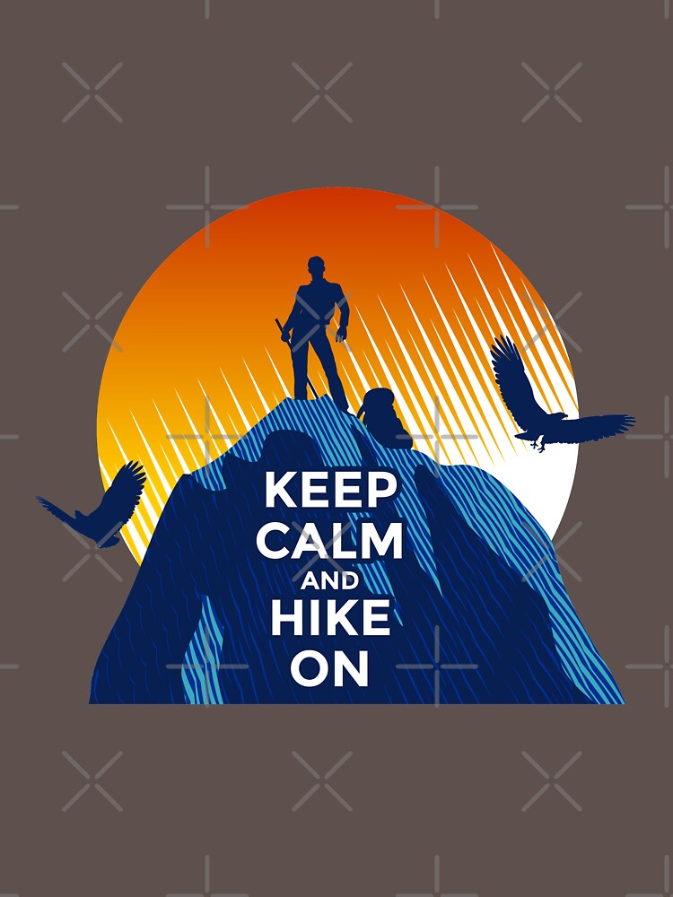 "Bleib ruhig und gehe weiter" T-Shirt von yulia-rb | Redbubble