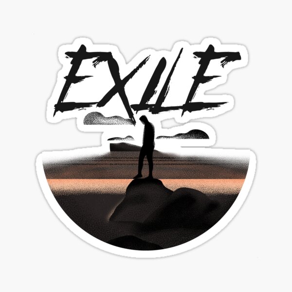 "EXILE" Sticker for Sale by Daylighta23 | Redbubble