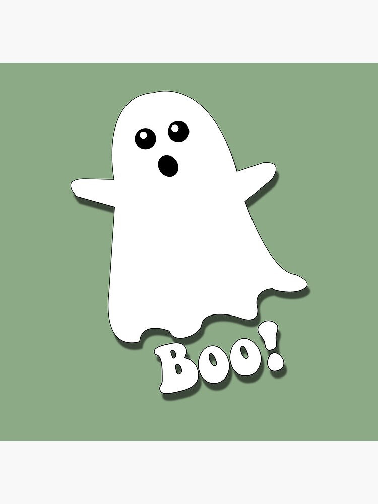 "Boo | cute ghost" Poster by ShadowstarArt | Redbubble