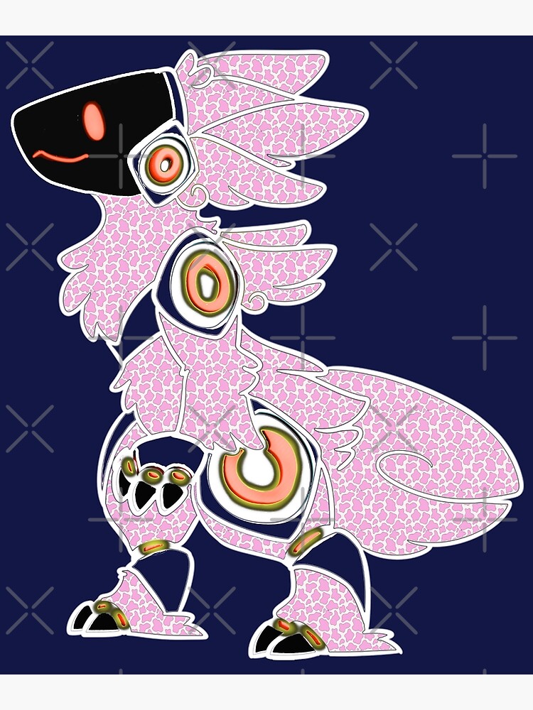 "Furry Protogen Fursona strawberry pink cow pattern , fun fursuit ...