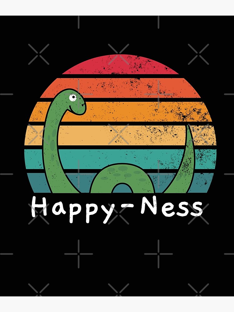 Happy Ness - Loch Ness Monster Nessie Premium Matte Vertical Poster ...