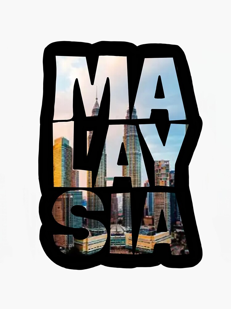 "Asian Malaysia, KLCC" Sticker for Sale by honeyhxnim | Redbubble