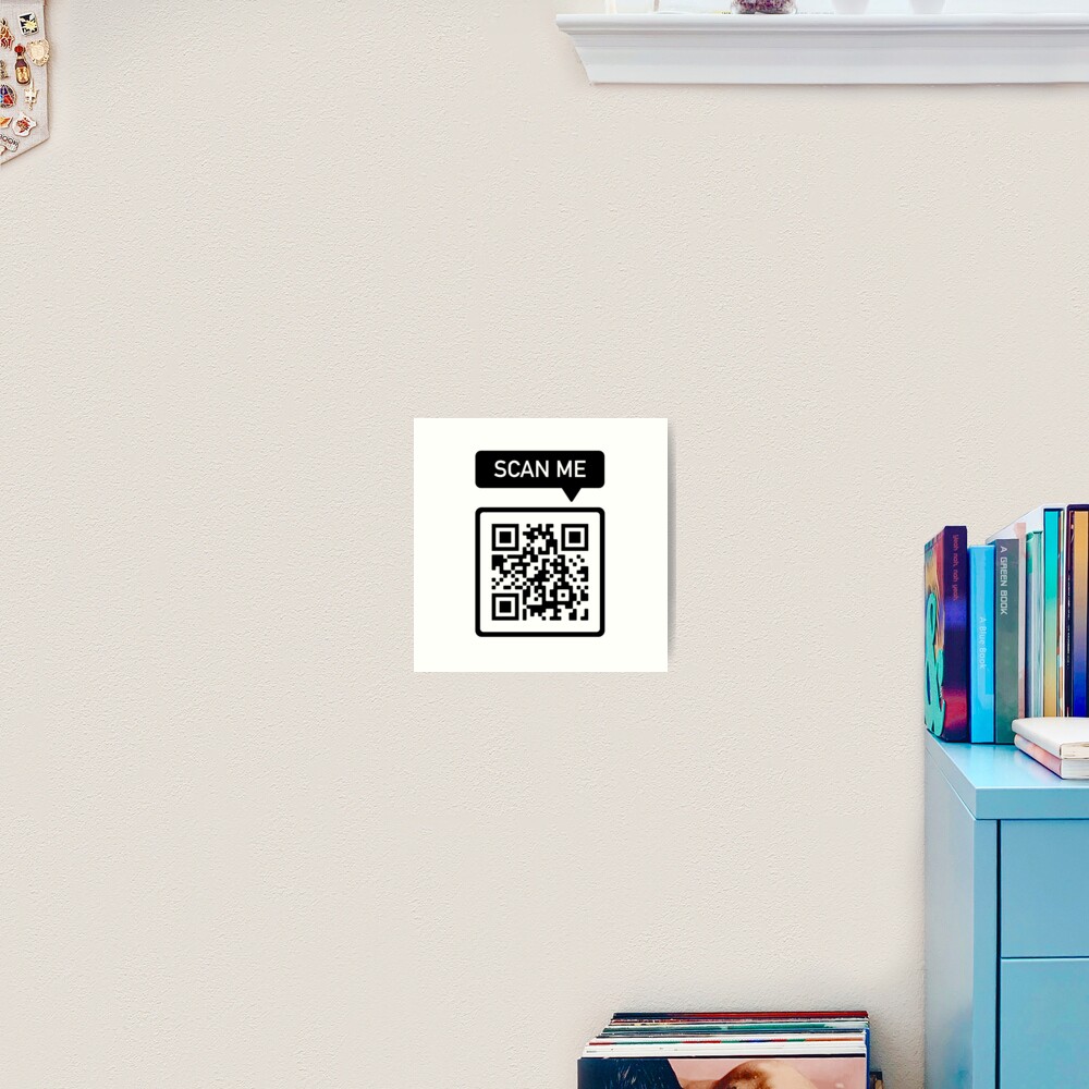 "PornHub QR-Code" Kunstdruck von PhrasesOfWords | Redbubble