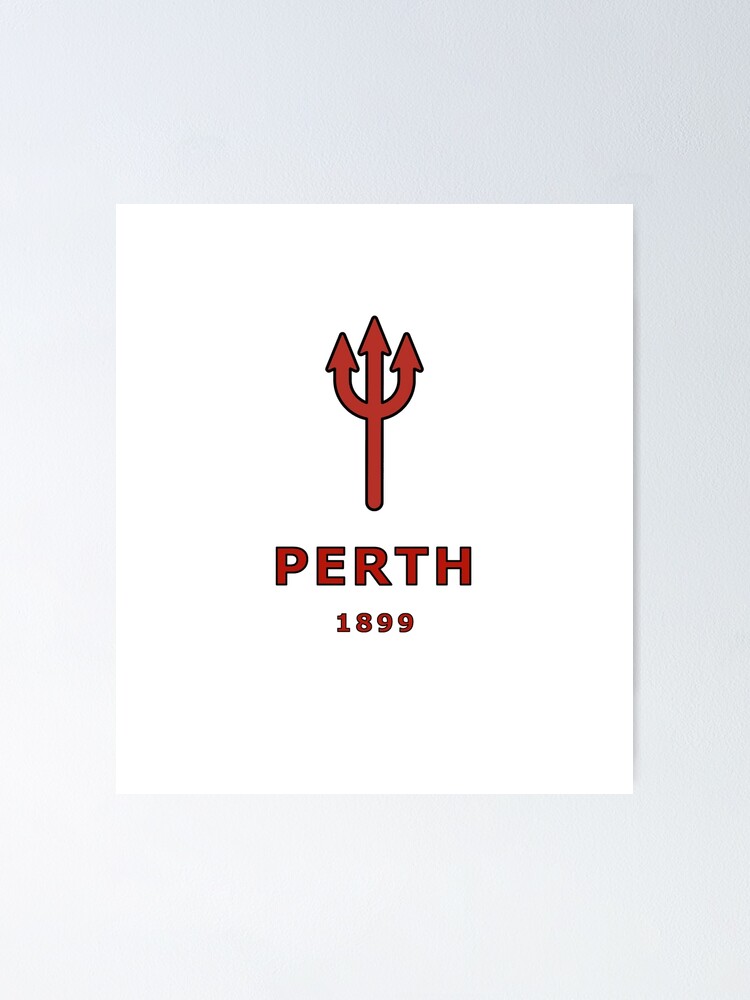 "Perth Demons Football Club" Poster by fourthreethree | Redbubble