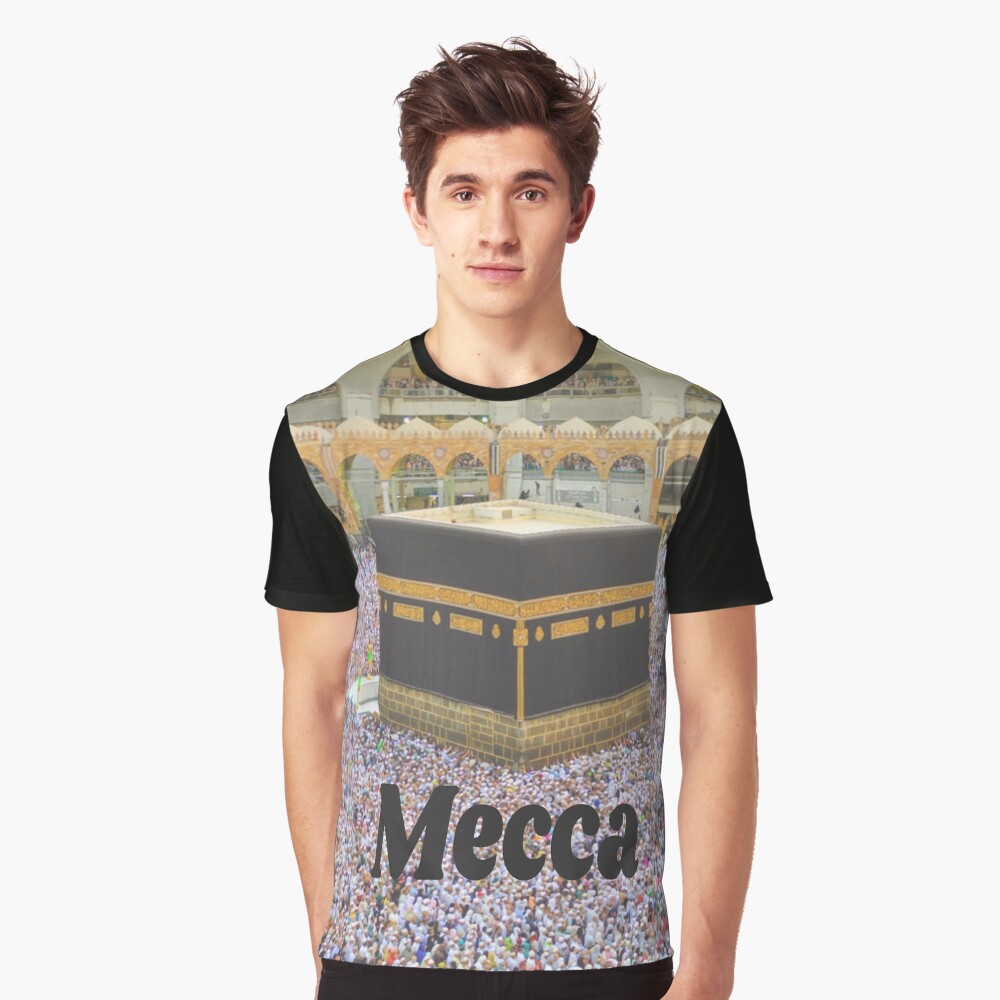 "Mecca Saudi Arabia Islam’s holiest city, Kaaba" T-shirt by mwagie ...