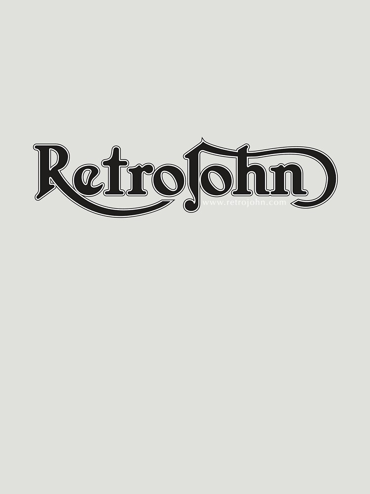 "RetroJohn's classic retro logo" T-shirt for Sale by retrojohn ...