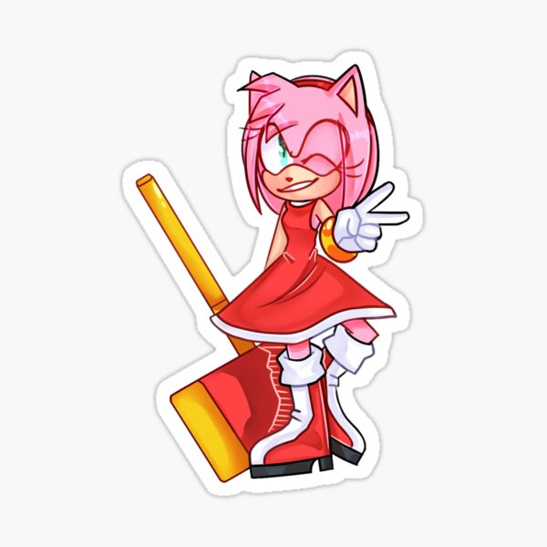 Amy Rose Stickers | Redbubble