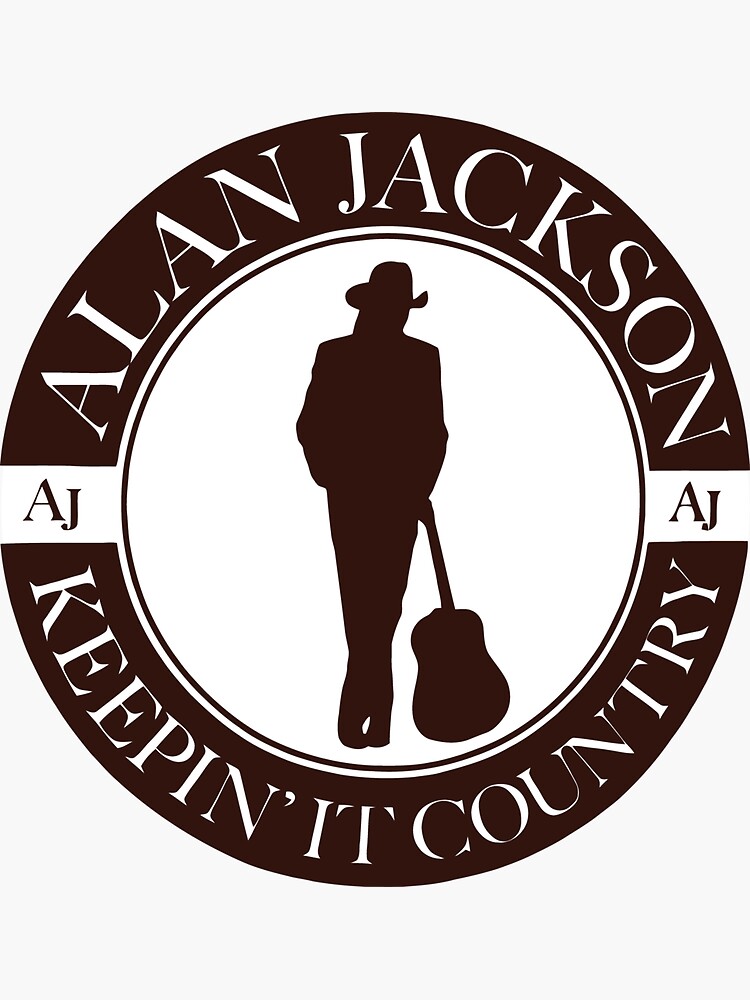 "Mens Alan Jackson Tour 2018 Cool Cool Jogging" Sticker for Sale by ...